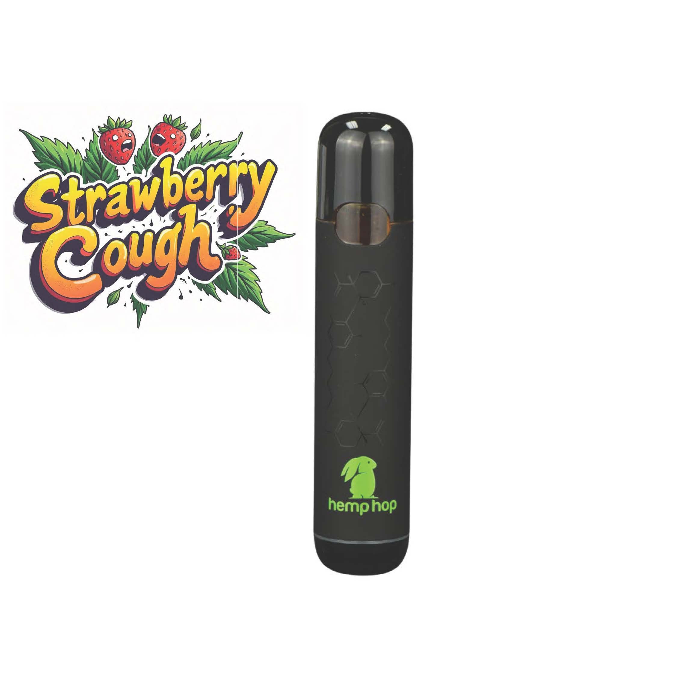 Buy Strawberry Cough High THCA Live Resin Disposable Vape Online | Hemp Hop